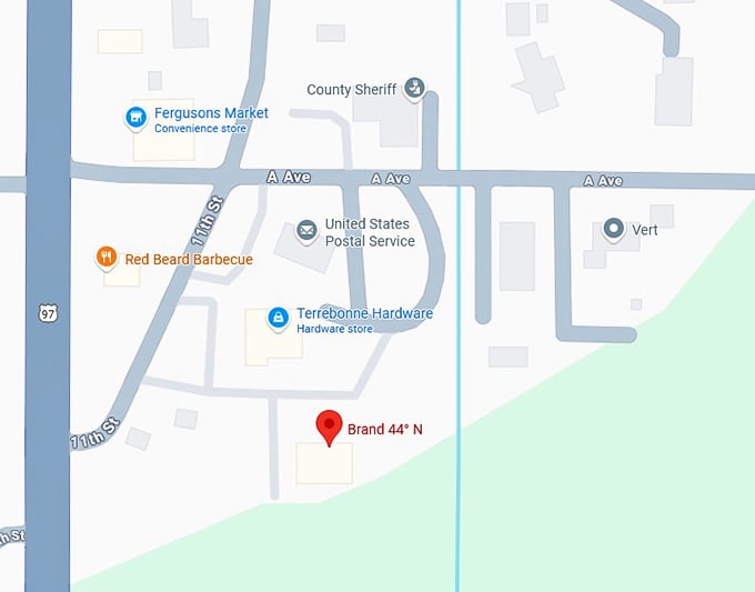 16. brand 44&deg; n map