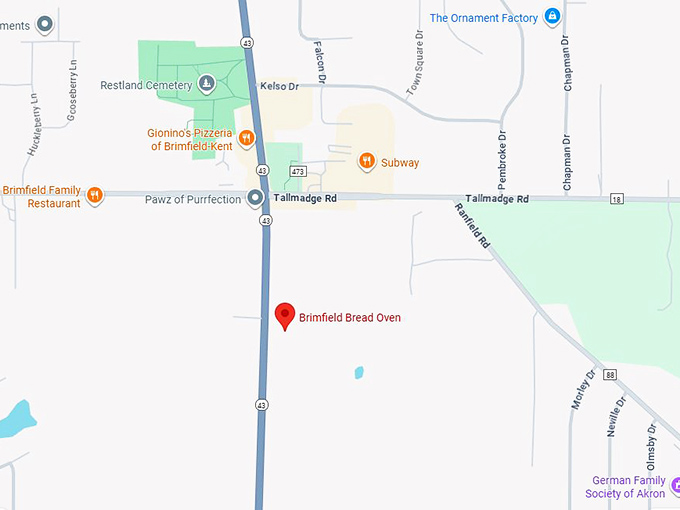 brimfield bread oven map