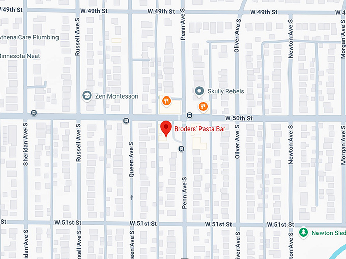 16. broders' pasta bar map