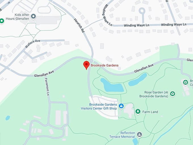 16. brookside gardens map