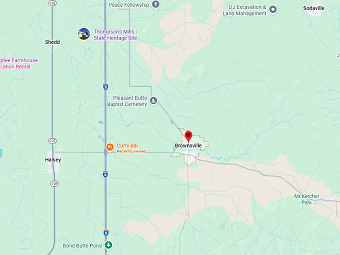 16. brownsville or map