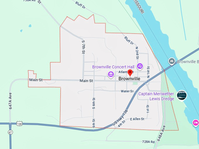 16. brownville map