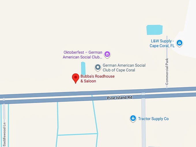 16. bubba's roadhouse & saloond map