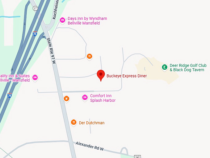 16. buckeye express diner map