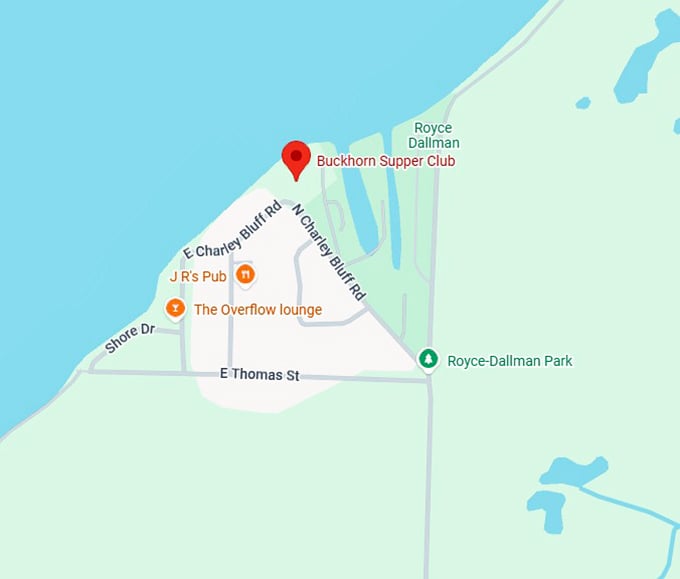 16. buckhorn supper club map