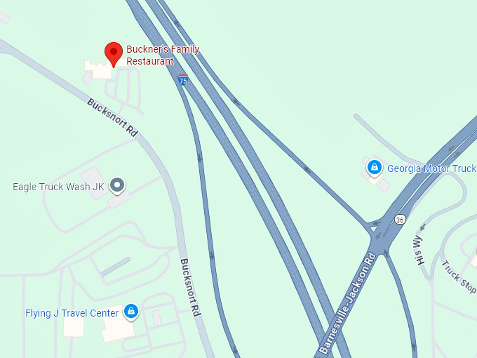 16. buckner's family restaurant map