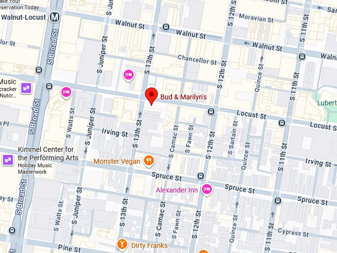 16. bud & marilyn's map