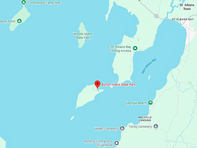 16. burton island state park map