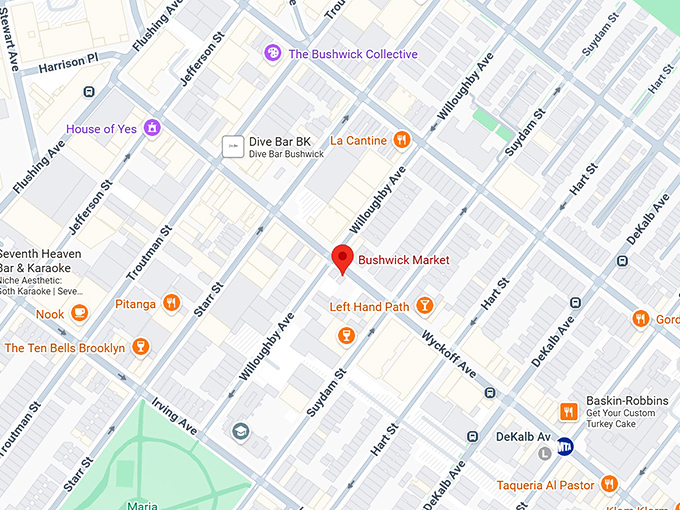 16. bushwick market map