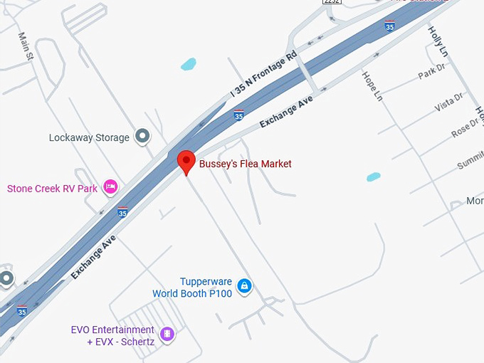 16. bussey's flea market map