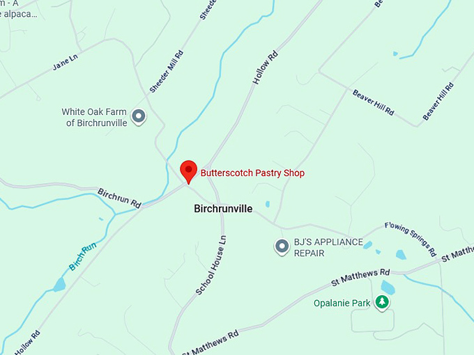 16. butterscotch pastry shop map