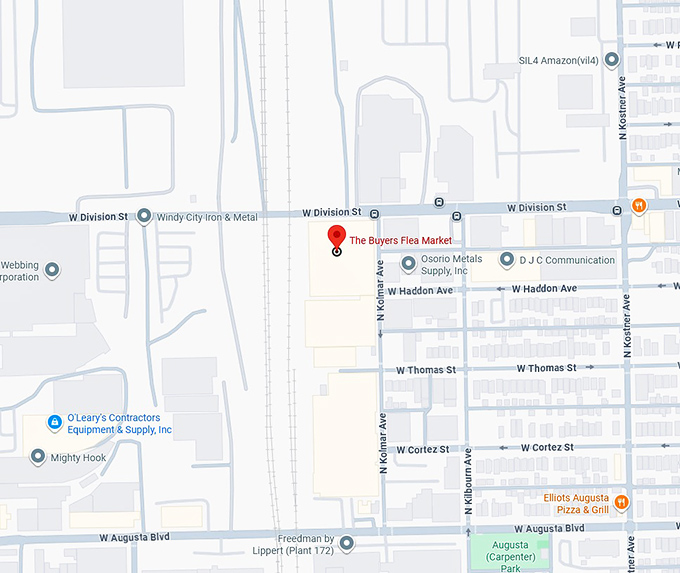 16. buyer's flea market map