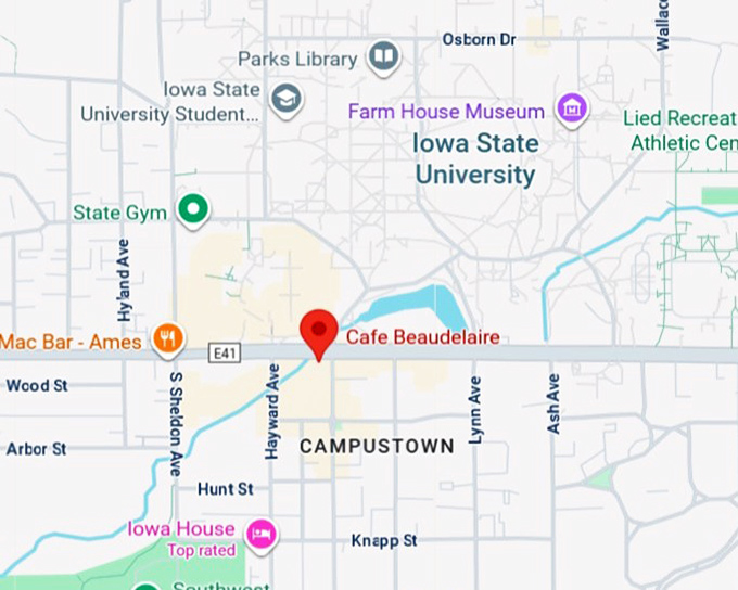 16. cafe beaudelaire map