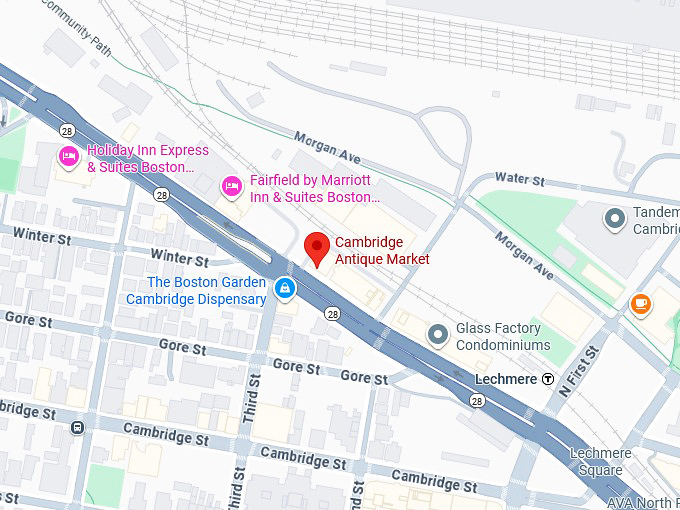 16. cambridge antique market map