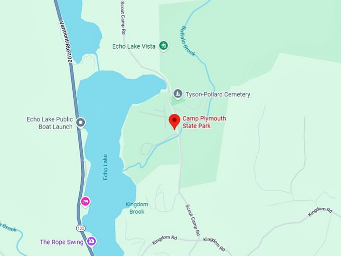 16. camp plymouth state park map