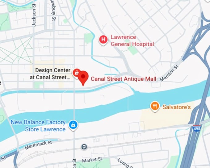 16. canal street antique mall map