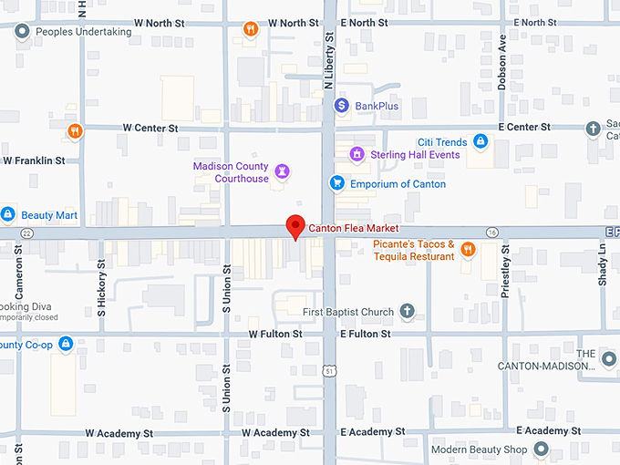 16. canton flea market map