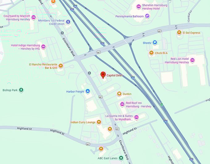 16. capitol diner map