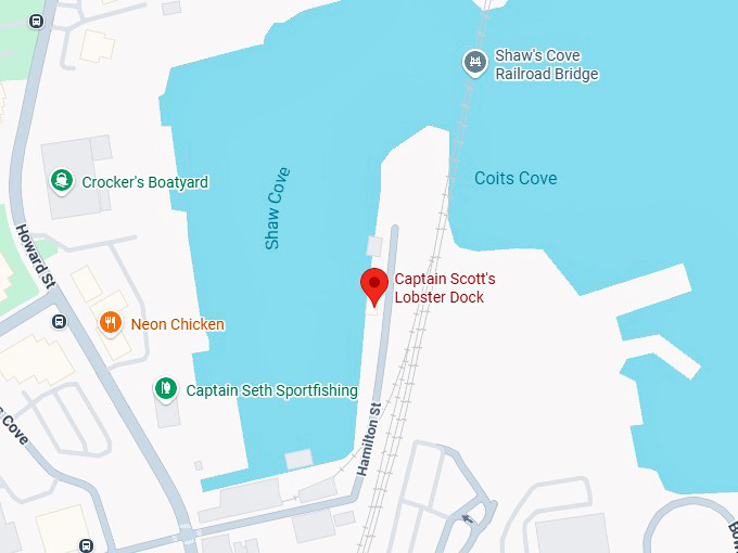 16. captain scott's lobster dock map