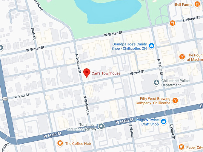 16. carl's townhouse map