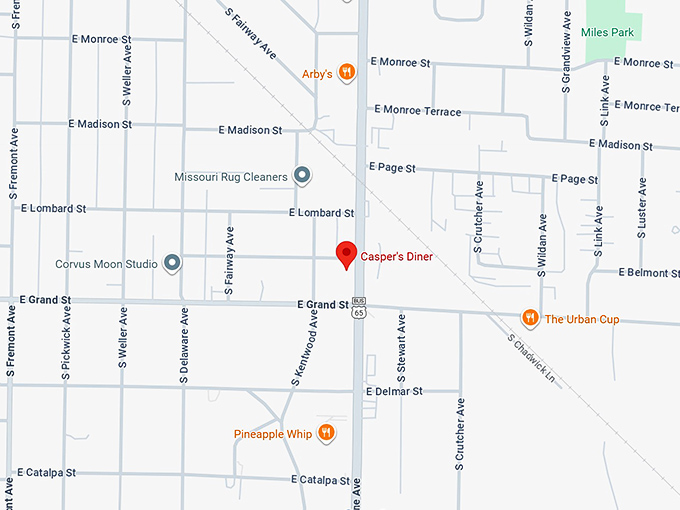 16. casper's diner map