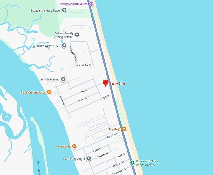 16. castle otttis map