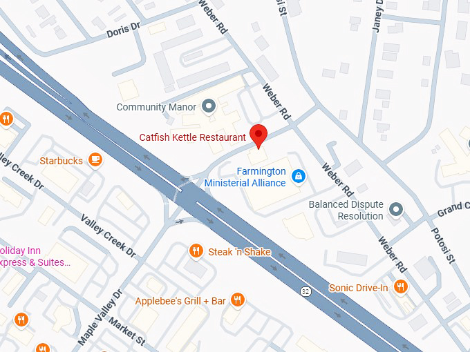 16. catfish kettle restaurant farmington map