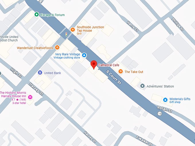 16. cathedral cafe map
