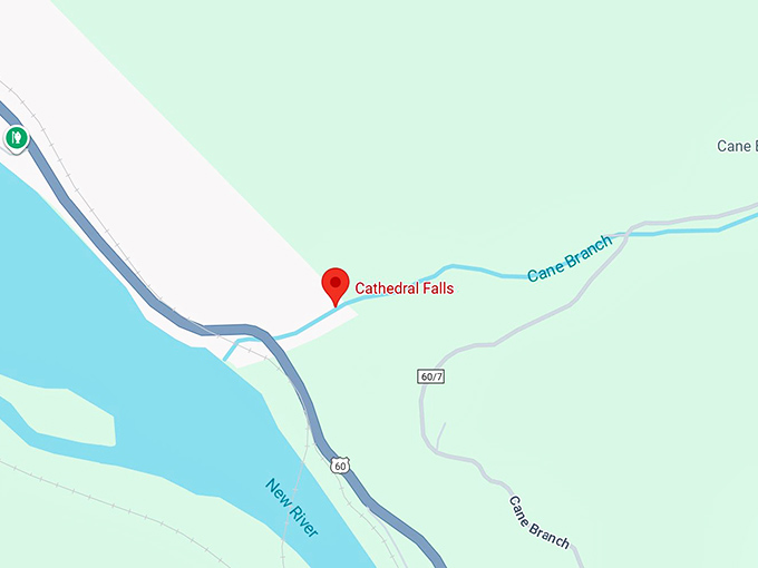 16. cathedral falls map