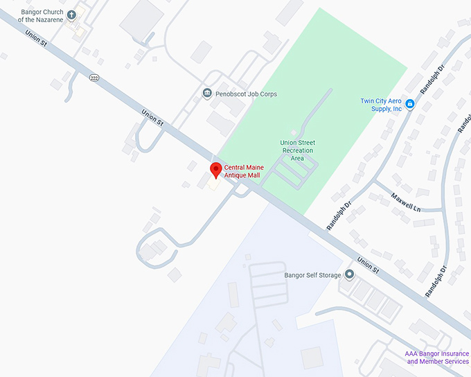 16. central maine antique mall map