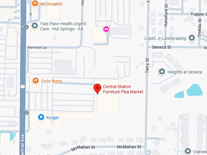 16. central station furniture flea market map
