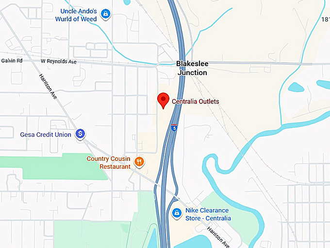 16. centralia outlets (1342 lum rd) map