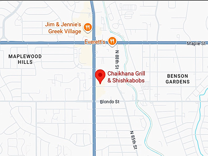 chaikhana grill & shishkabobs map