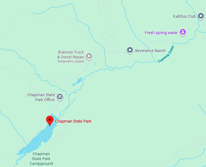 16. chapman state park map