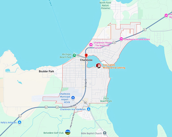 16. charlevoix map