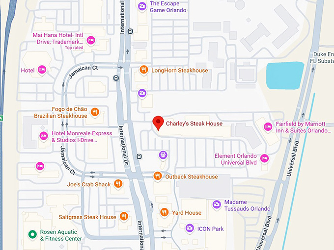 16. charley's steak house map