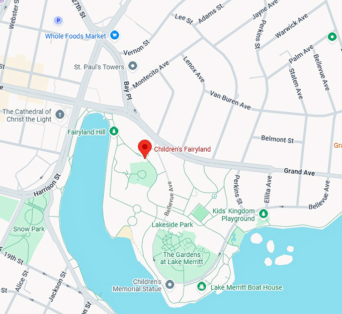 16. children's fairyland map