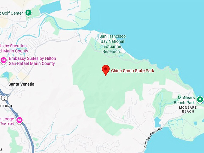 16. china camp state park map