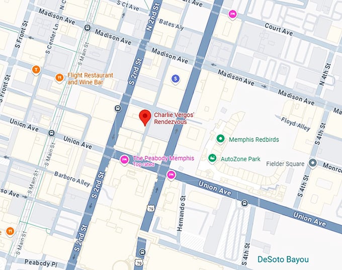 16. chralie vergos' rendezvous map