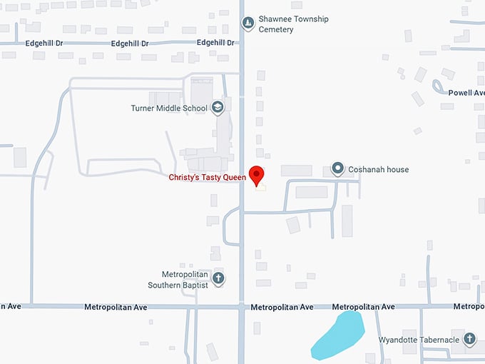 16. christy's tasty queen map