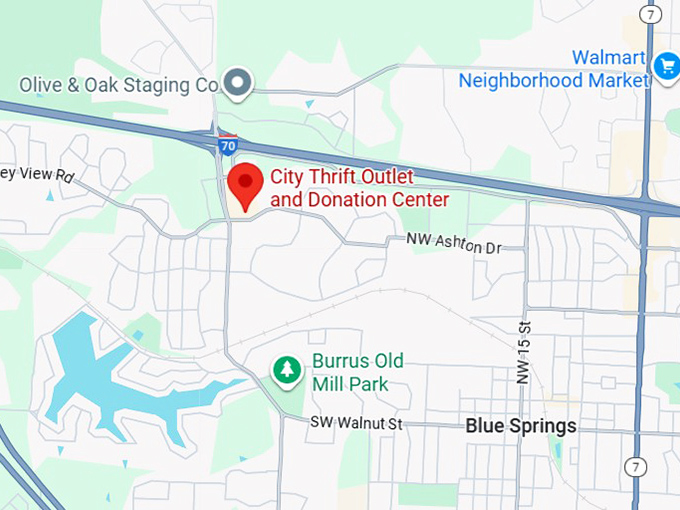 16. city thrift outlet and donation center map