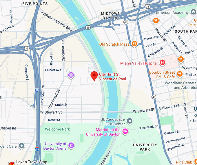 16. citythrift st. vincent de paul map