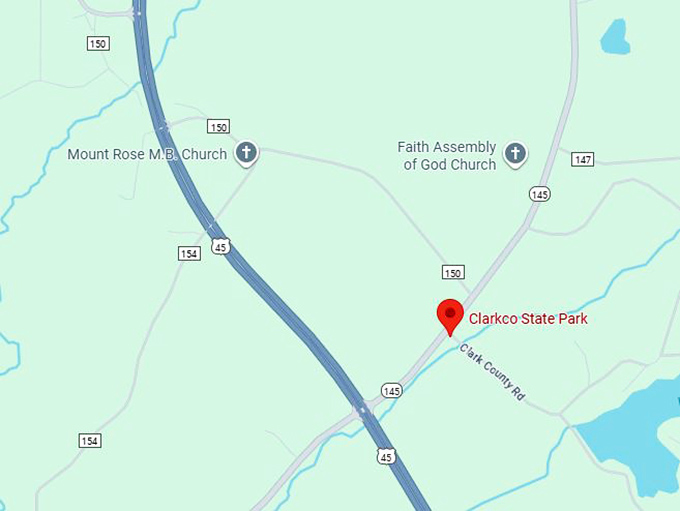 16. clarkco state park map