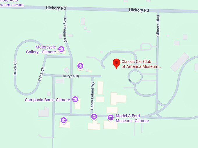 16. classic car club of america museum gilmore map