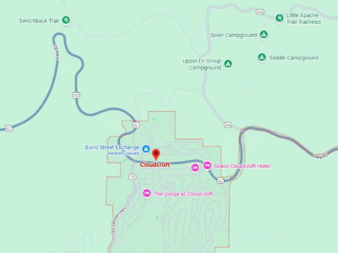 16. cloudcroft nm map