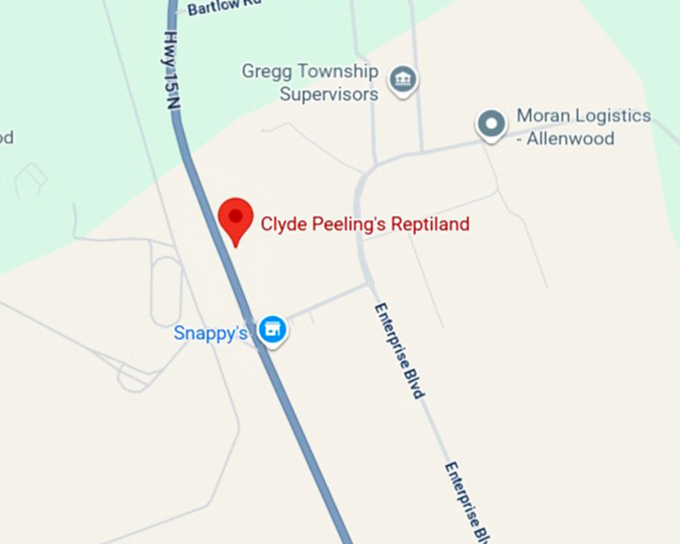 16. clyde peeling's reptiland map