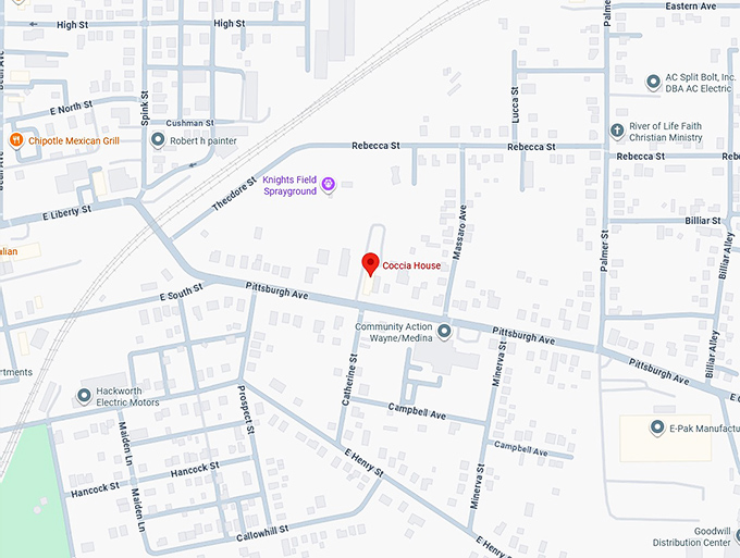 16. coccia house map