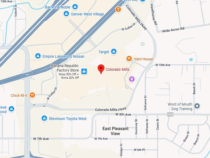 16. colorado mills map