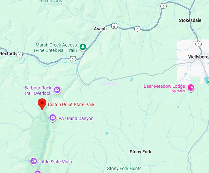 16. colton point state park map