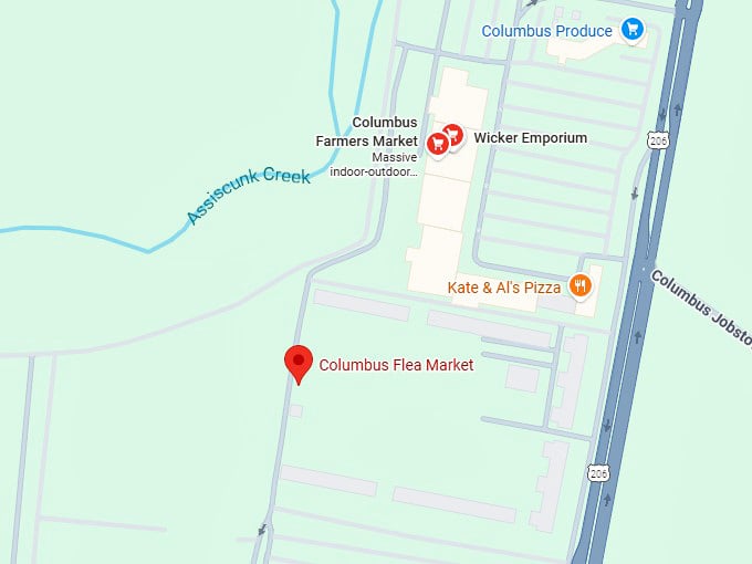 16. columbus flea market map